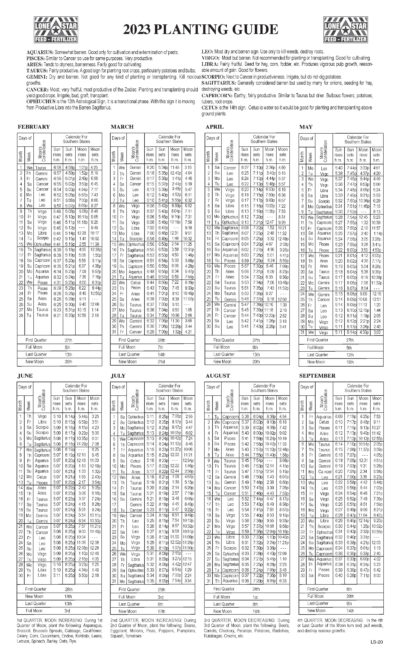 2023 Planting Guide – Lonestar Feed